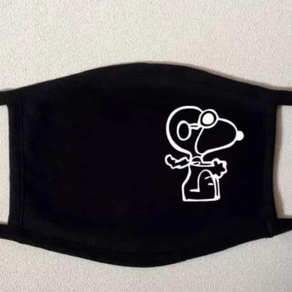 Accessories | Snoopy Face Mask Peanuts Cartoons | Poshmark